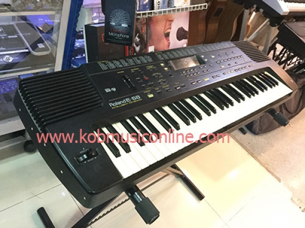 ขายคีย์บอร์ด ยี่ห้อ Roland รุ่น E-68 มือสองสภาพดีพร้อมใช้ราคา 12,500บาท ...